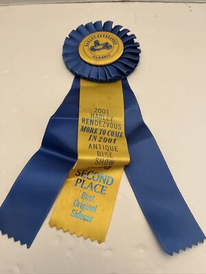 HARLEY RENDEZVOUS 2001 RALLY MORE TO COME 2ND PLACE BEST ORIGINAL ...