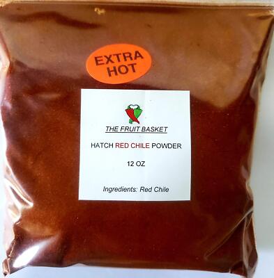 New Mexico Hatch Red Chile Powder Extra Hot 12 oz Bold Authentic Flavor ...