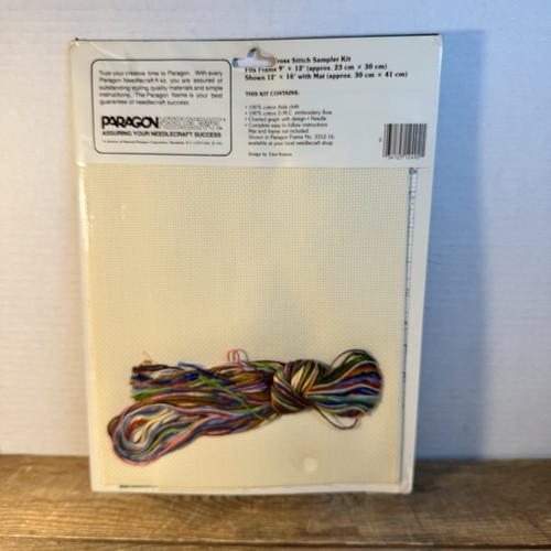 Counted Cross Stitch Sampler Kit PARAGON Country Collection Quilting ...