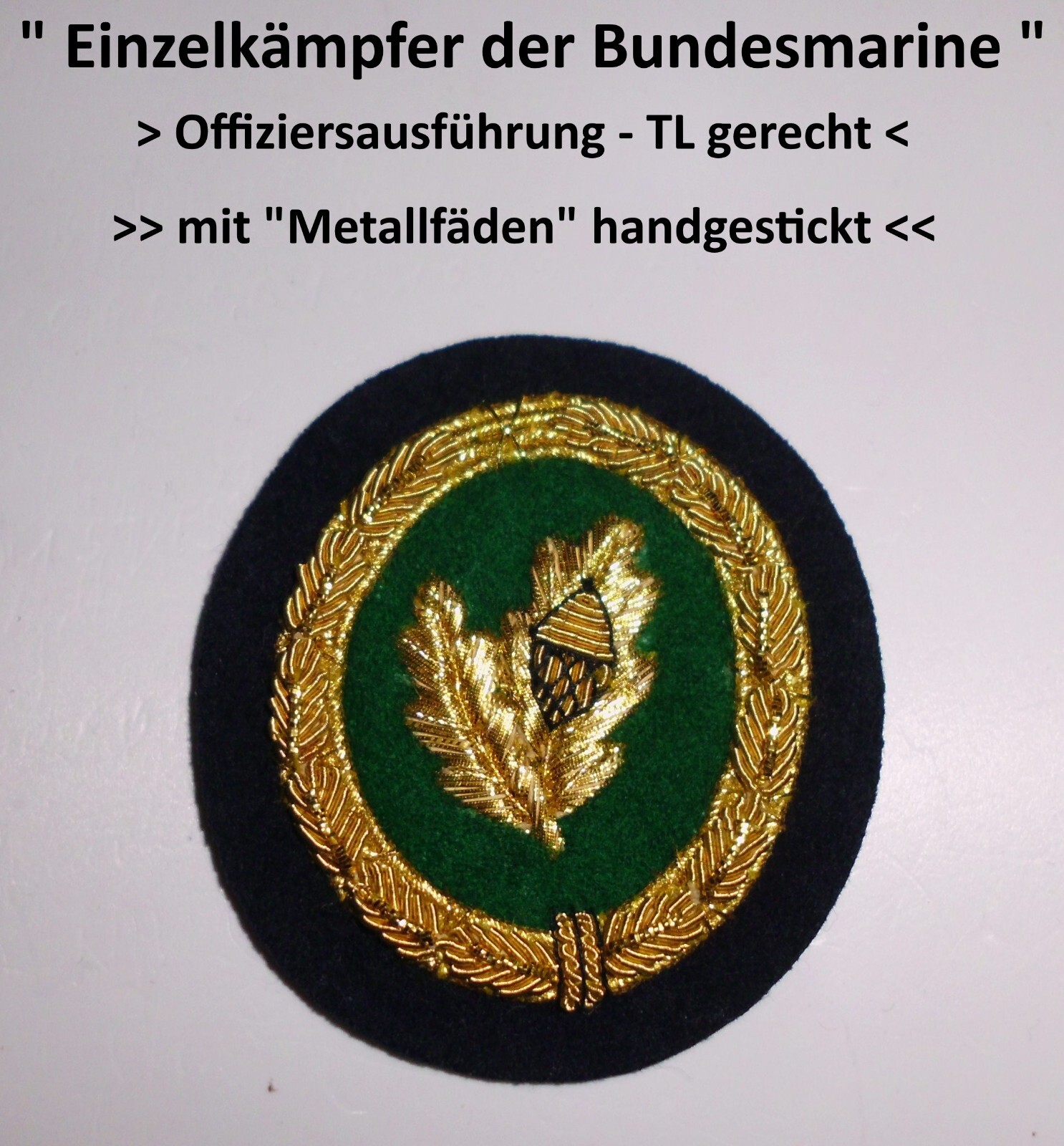 " Einzelkämpfer - Offizier " BW/Marine Tätigkeitsabzeichen | eBay