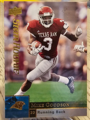 2009 Upper Deck Mike Goodson RC #219 Carolina Panthers | eBay