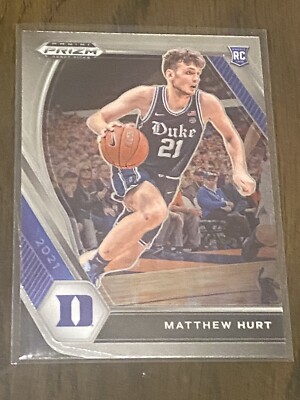 2021 Panini Prizm Basketball DP MATTHEW HURT RC #34 Duke Blue Devils ...