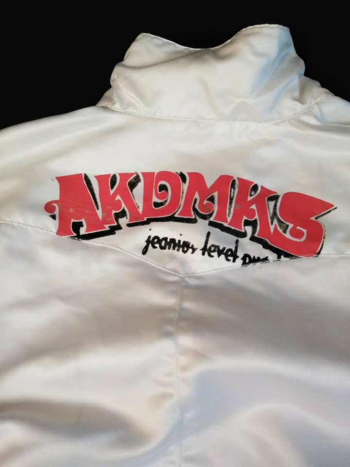 AKDMKS Womens Jacket Size XL Artistic Reversible White Musical Notes ...