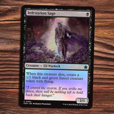 Infestation Sage - FOIL - Foundations - Magic the Gathering | eBay