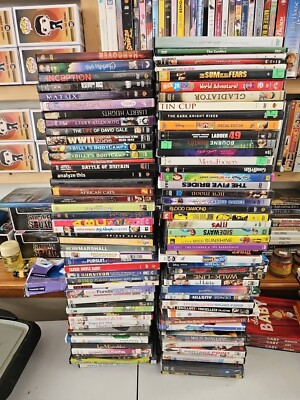 Personal Collection Lot Of 100+ Dvds From Estate Sale See Pics Trl8#39 ...