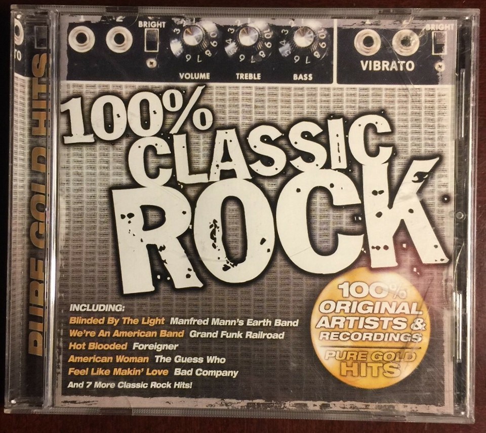 ROCK OUT to 100% CLASSIC ROCK CD By Compass Productions from 2001 a ...