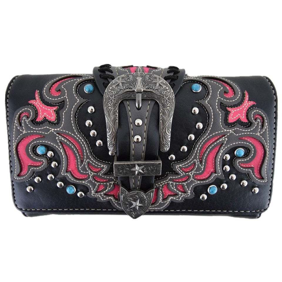 Western Buckle Country Handbags Concealed Purses Women Shoulder Bags ...