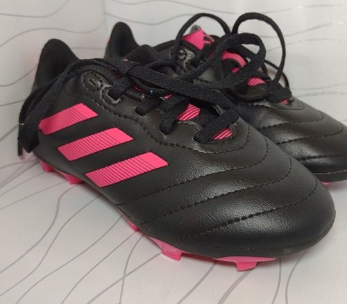 ADIDAS KIDS BLACK & PINK PBB698007 Cleats SIZE 12K | eBay