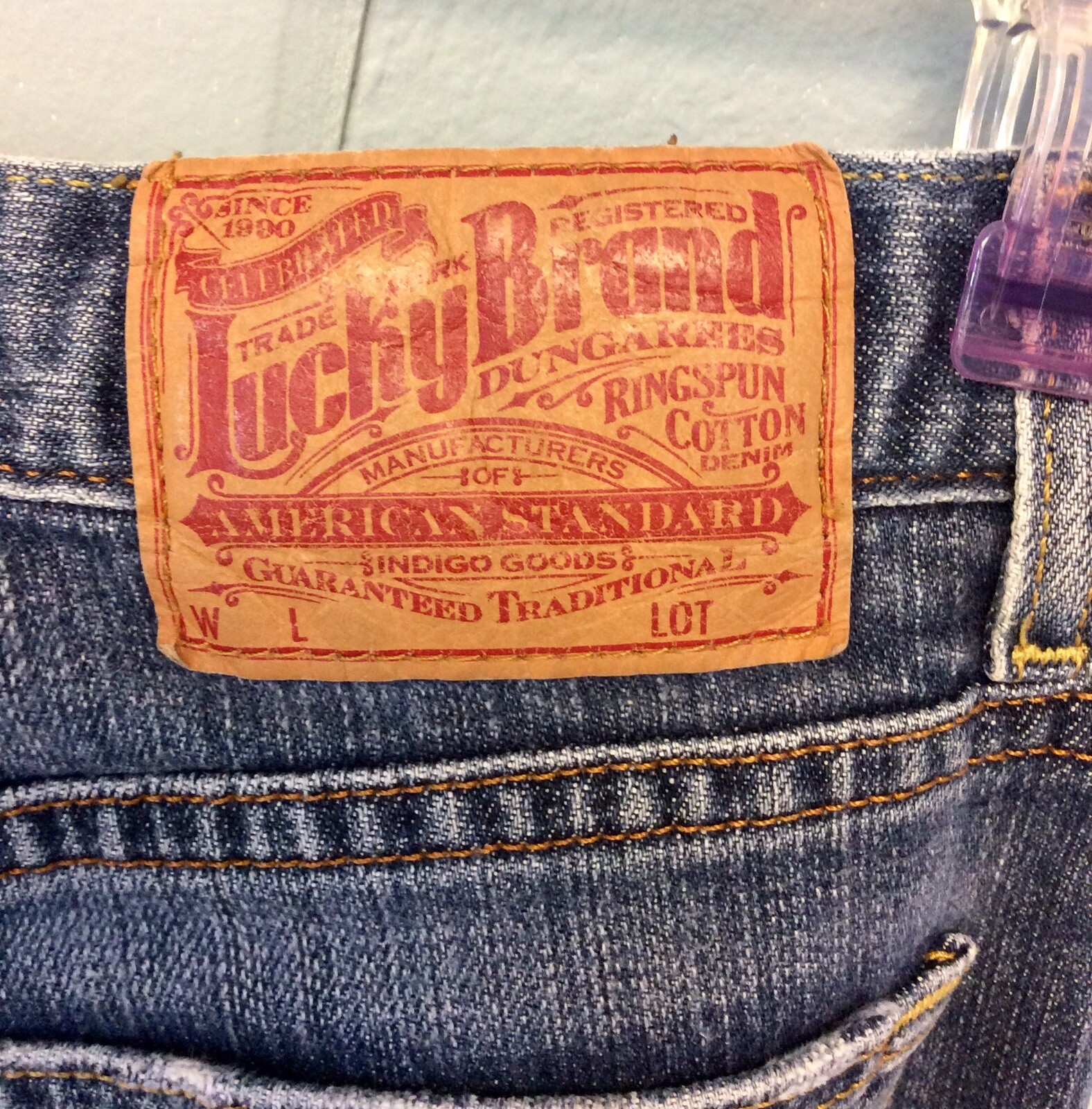 Official LUCKY BRAND Dungarees Ringspun Cotton Short … - Gem