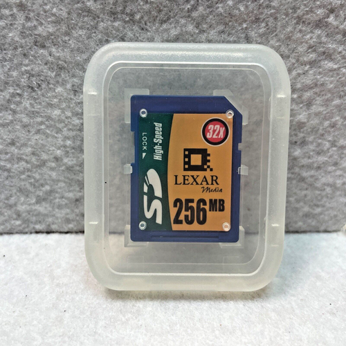 Older Generation ~ Lexar Media ~ 256 MB SD Card | eBay