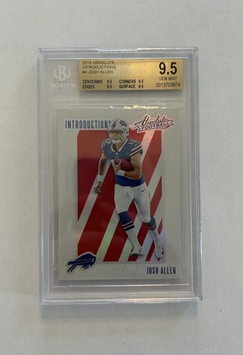 2018 Panini Absolute Josh Allen Introductions BGS 9.5 Gem Mint🔥 | eBay