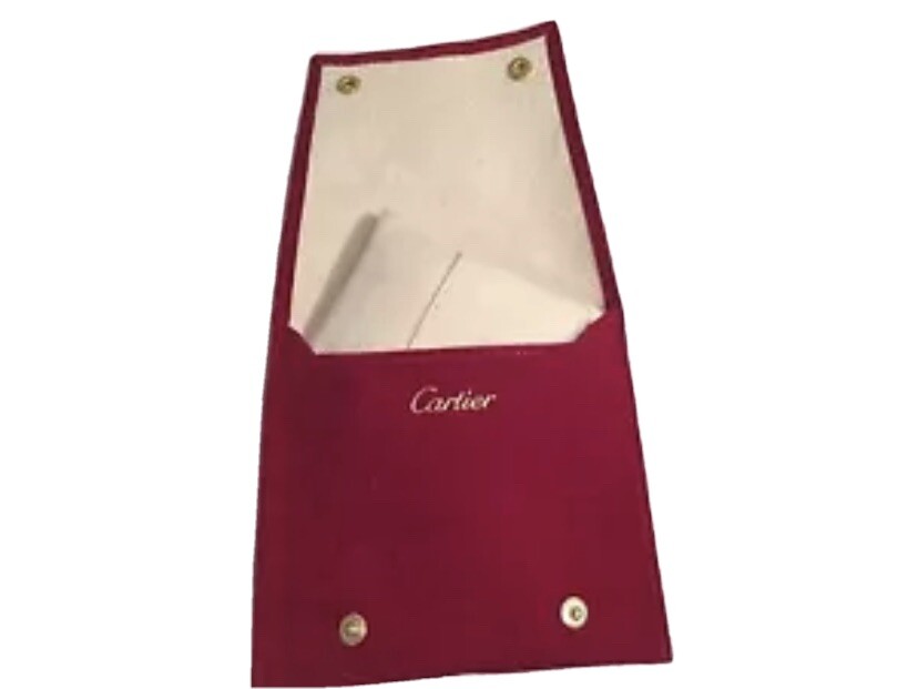 Cartier Travel Pouch Case With Pillow . Perfect For Watch , Necklace ...