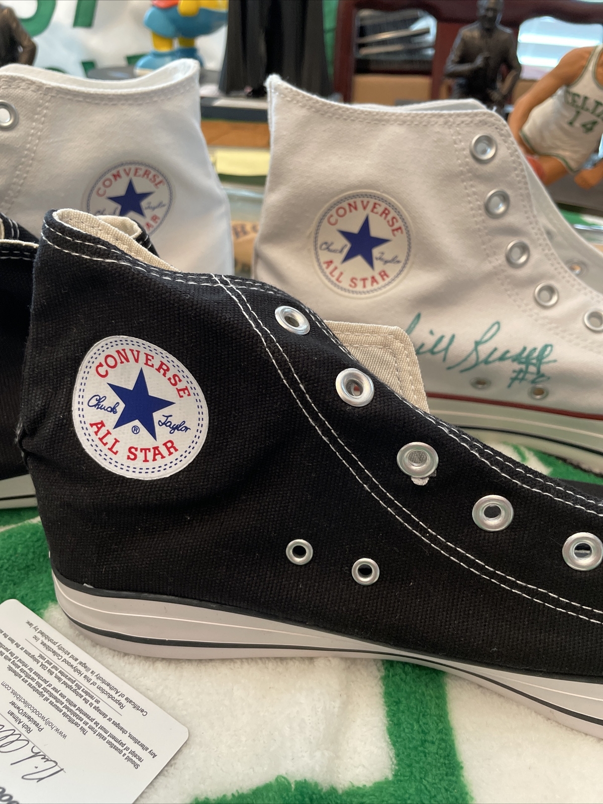 BILL RUSSELL SHOES BOSTON CELTICS BOB COUSY LARRY BIRD JAYSON TATUM ...