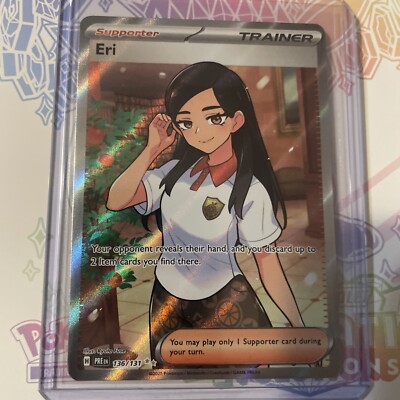 Eri Full Art Trainer 136/131 Prismatic Evolutions Pokémon TCG English ...