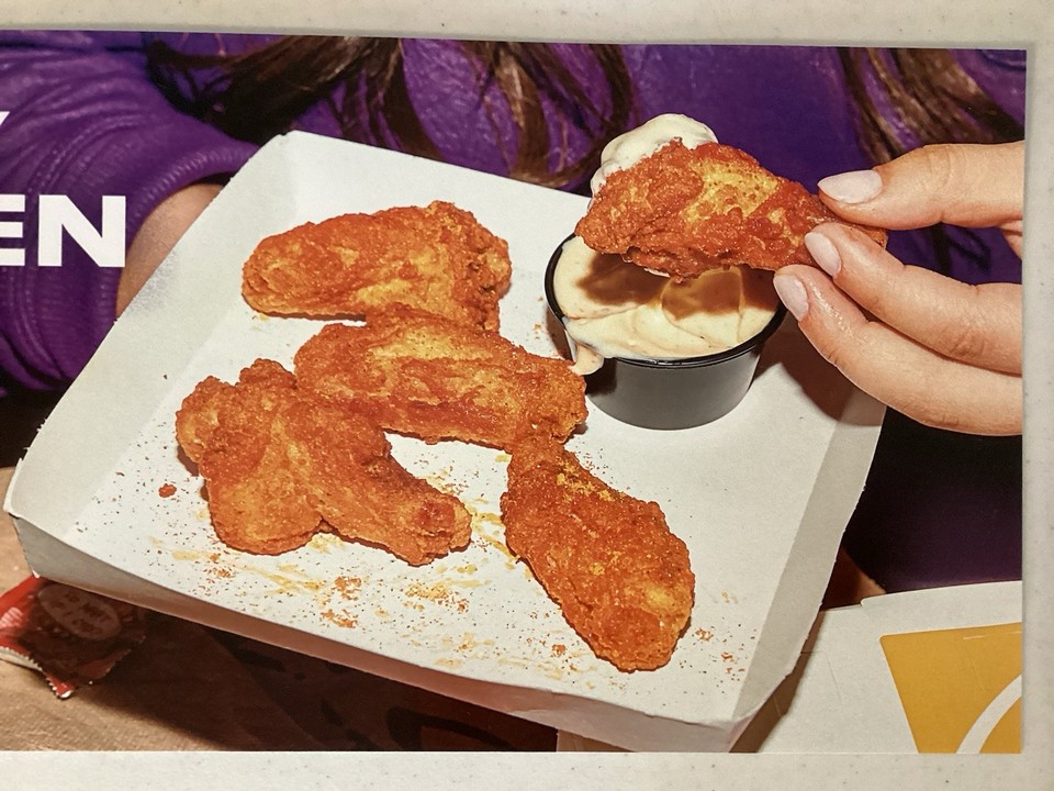 Taco Bell Crispy Chicken Wings Sign Display Billboard Poster Very Good ...