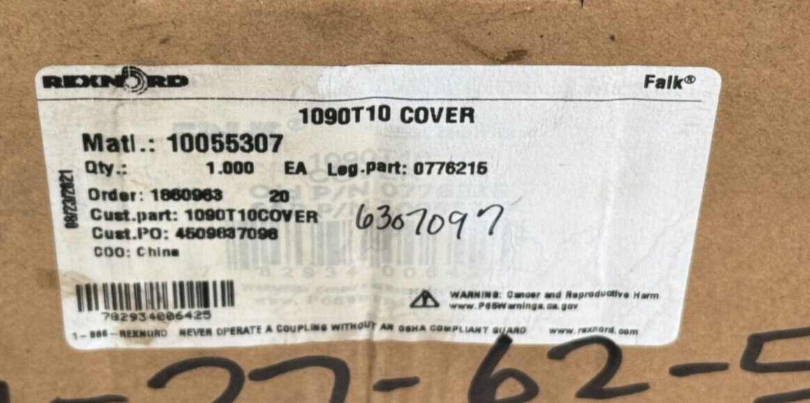 NEW IN BOX Rexnord 1090T10 Steelflex Coupling Cover | eBay