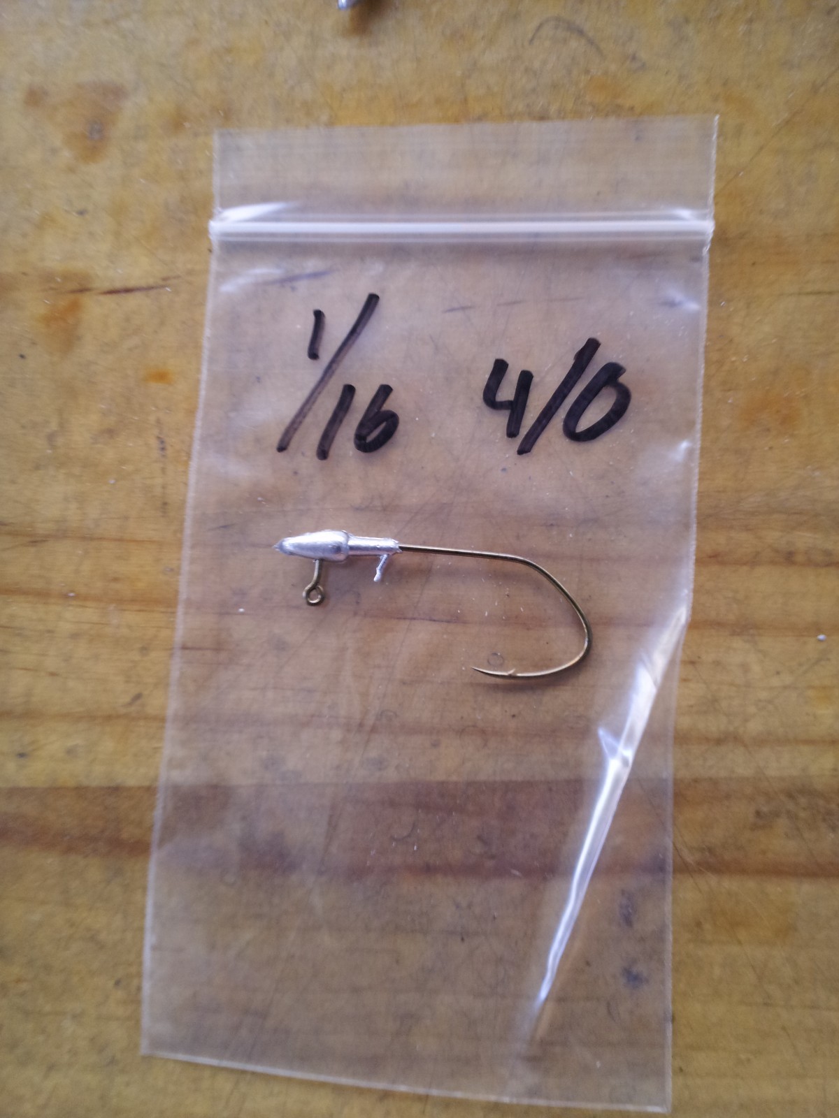 50 1/16oz Darter Jigs Bronze Sickle Hooks #2 #1 1/0 2/0 3/0 4/0 U ...