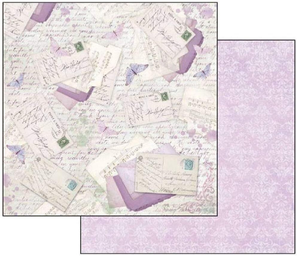 Stamperia Double-sided Paper Pad 12"x12" 10/pkg-lilac 10 Designs/1 Each ...