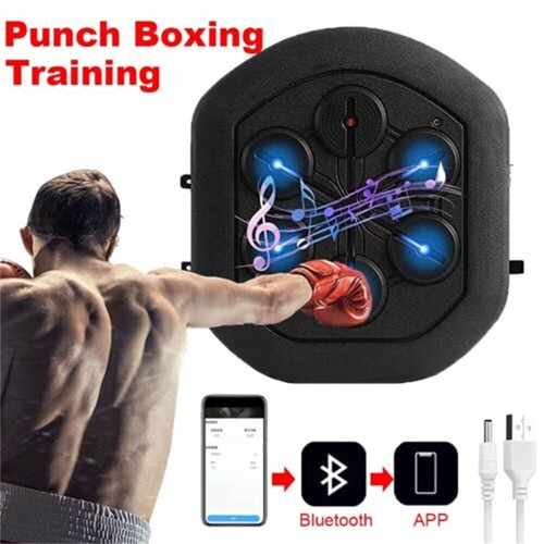 Music Boxing Machine Reaction Target Electronic Wall Target Bluetooth APP Gym | eBay Australia