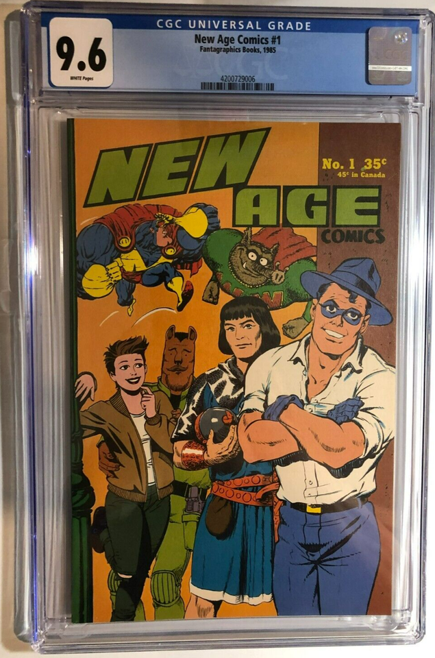 NEW AGE COMICS #1 (1985) 1st color Teenage Mutant Ninja Turtles CGC 9.6 ...