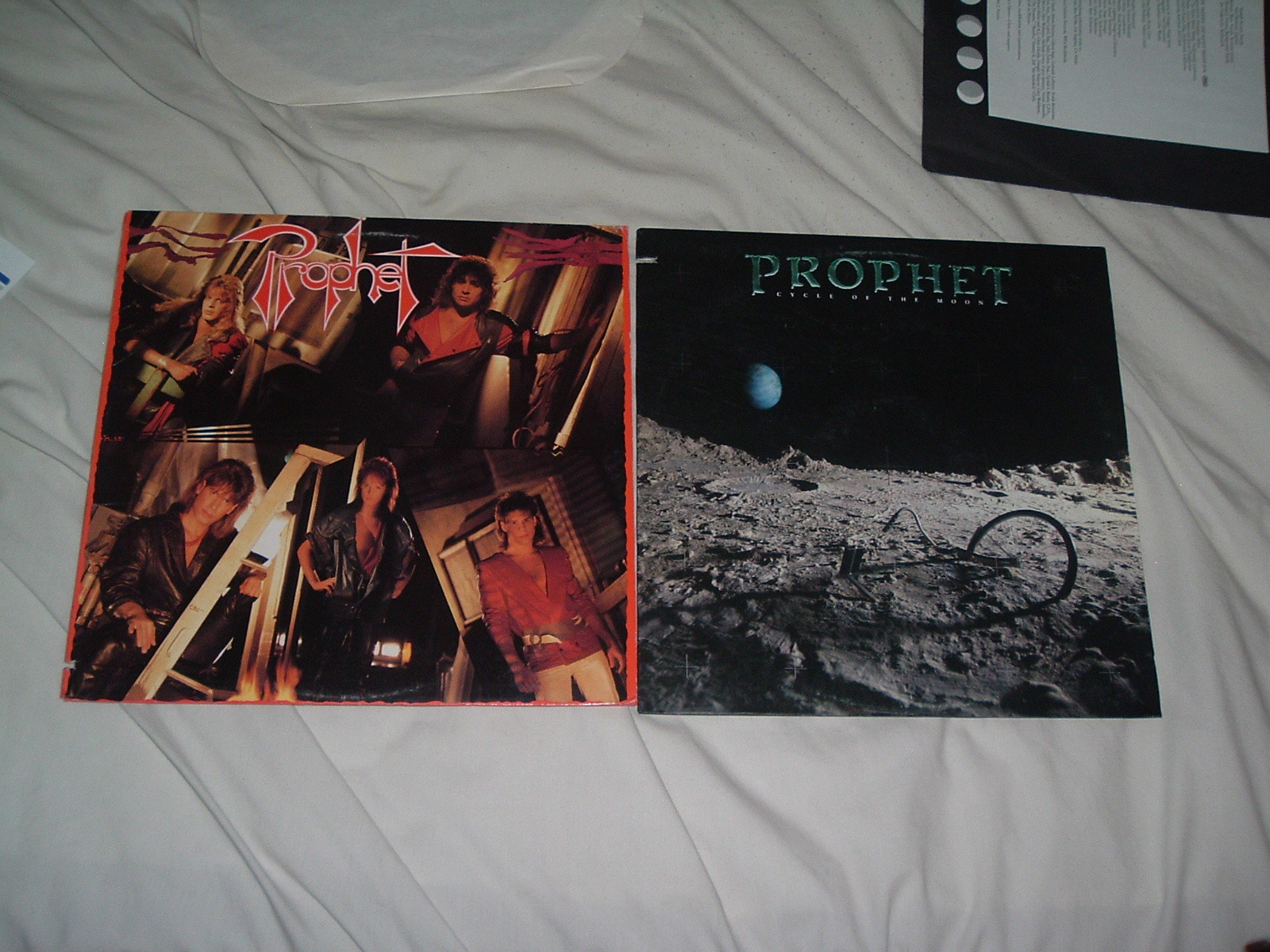 PROPHET Prophet + Cycle Of The Moon 2LP lot ORIGINAL PRIVATE US press ...