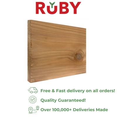 Cedar Planed 145mm x 19mm Board 6x1 Timber Cladding SAMPLE | eBay UK