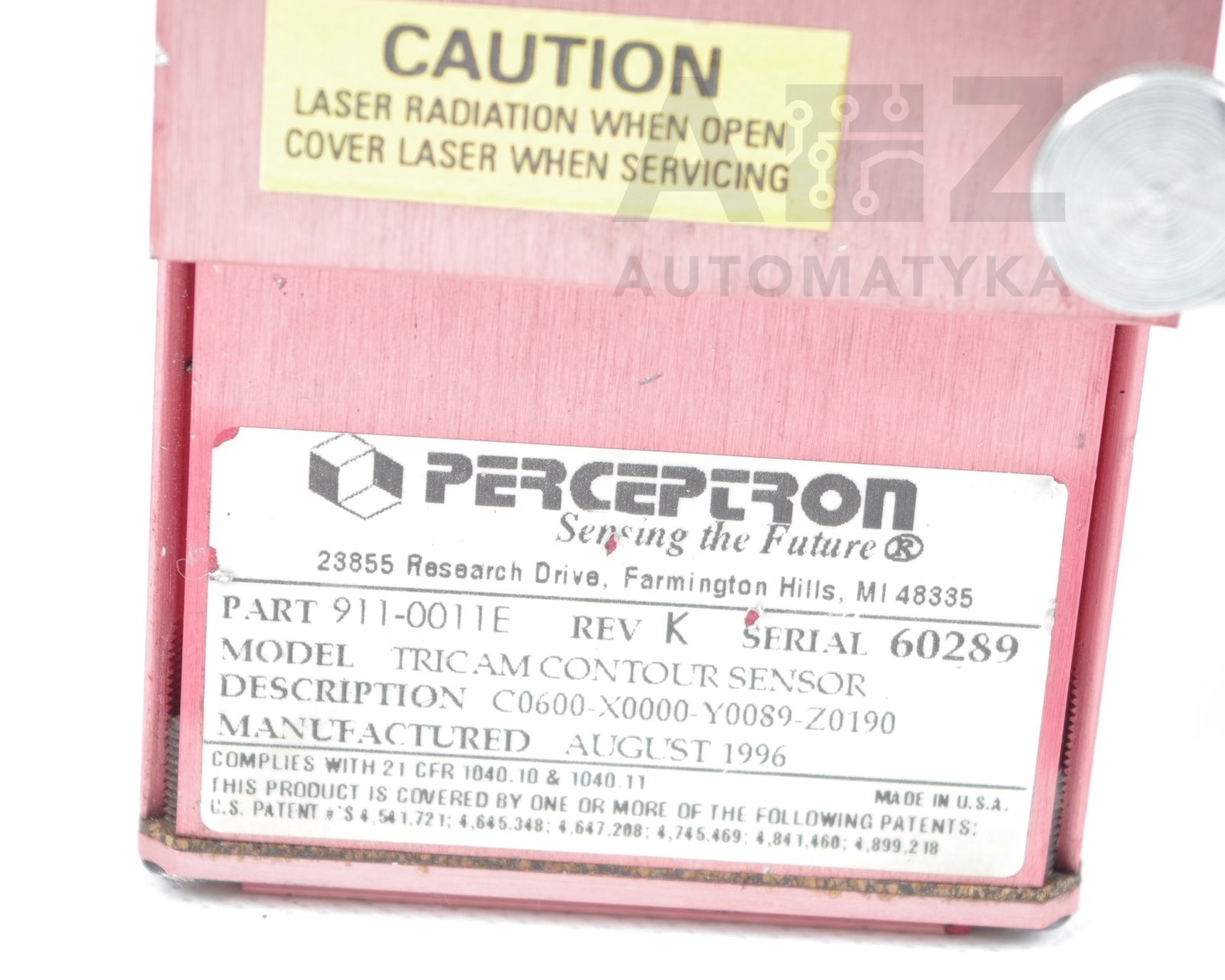 PERCEPTRON TRICAM CONTOUR SENSOR 911-0011E 911 0011E 9110011E | eBay