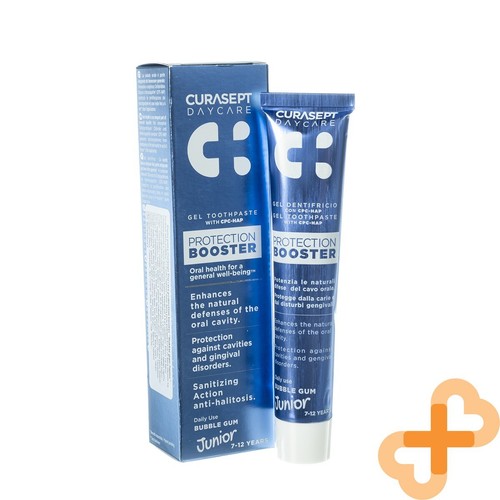 CURASEPT Daycare Booster Bubble Gum Junior Toothpaste Kids 7-12y 50ml ...