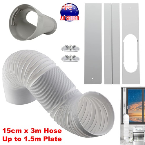 Portable Air Conditioner Window Slide Kit Plate Exhaust Adaptor Hose ...