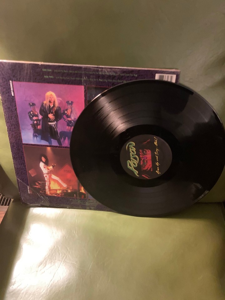 Poison - Open Up And Say ...Ahh! LP Vinyl Original 1988 Beauty in ...