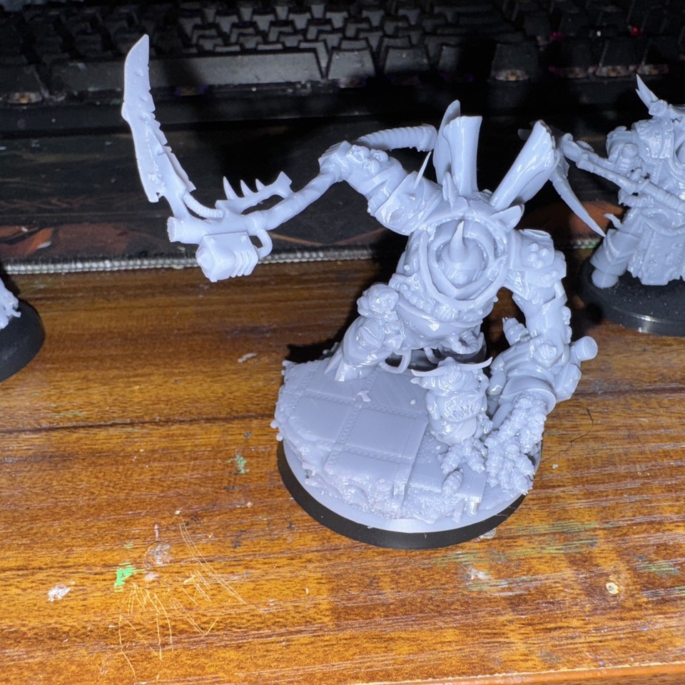 Warhammer 40k Death Guard 3x Deathshroud Terminators + Alt art Typhus ...