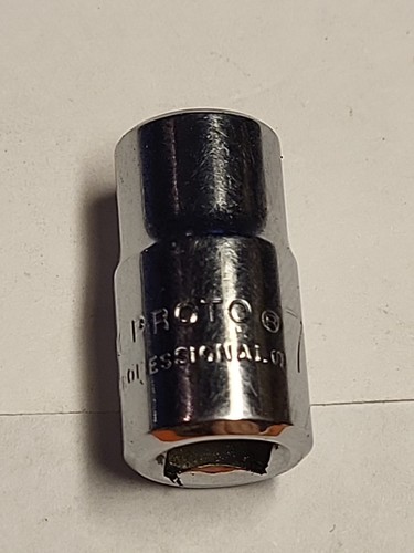 PROTO Professional 4707M Socket Metric 7mm 6 Point 1/4" Drive Chrome ...