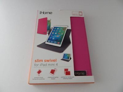 iHome Slim Swivel Case & Stand for iPad Mini 4 Pink New | eBay