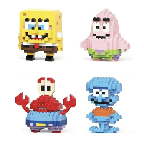 Spongebob Building Blocks Mini Model Sets | eBay UK