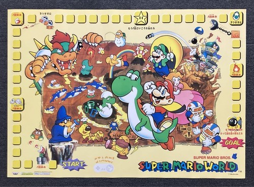 Super Mario World Poster SNES | eBay
