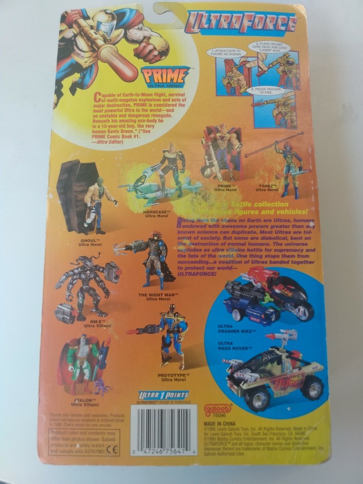 1995 Galoob UltraForce Prime Ultra Hero Action Figure MIP | eBay