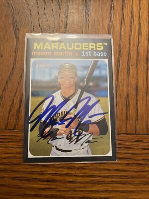 Mason Martin Signed 2020 Tops Heritage Minor League Card 38 | eBay