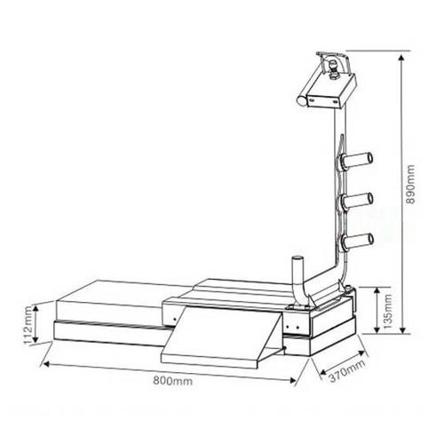 FS-901 Trolley Balancer Pneumatic Universal Tyre Lift Trolley Lift ...