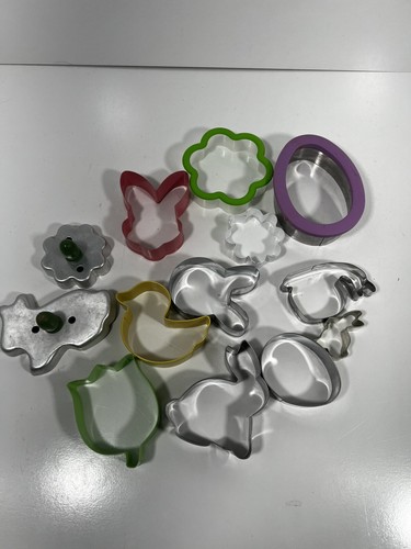 Vintage Spring Mix Cookie Cutters, Aluminum, Lot of 13, used | eBay