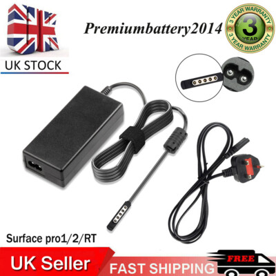 For Microsoft Surface Pro 1 & 2 RT 1601 1514 1536 43W Power Adapter ...