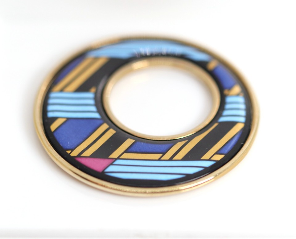 Michaela Frey Vienna Austria Pendant Enamel Metal Gold-Plated, Ø: 4.7Cm ...