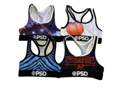 Set of 4 PSD Beast Mode Womens Sports Bra X-SMALL (Bra Size 30A to 30B ...