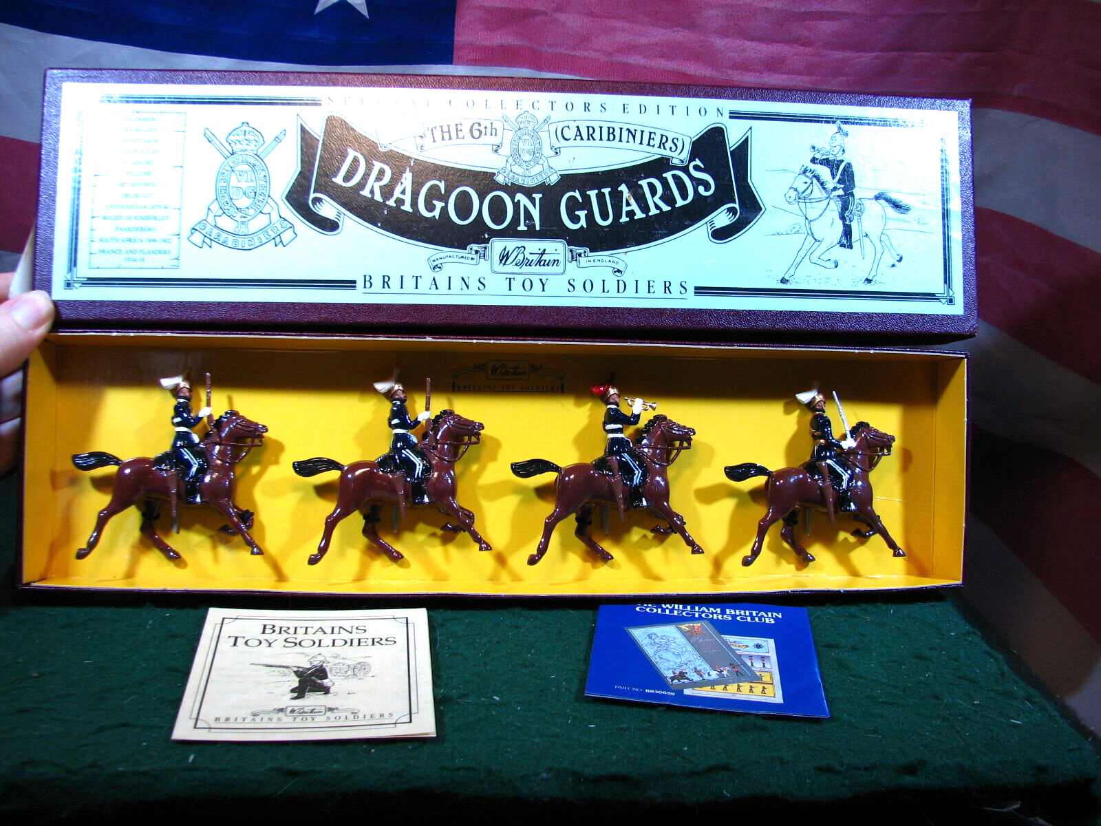 Britains 8828 British Mounted The 6th Caribiniers Dragoon Guards Set ...
