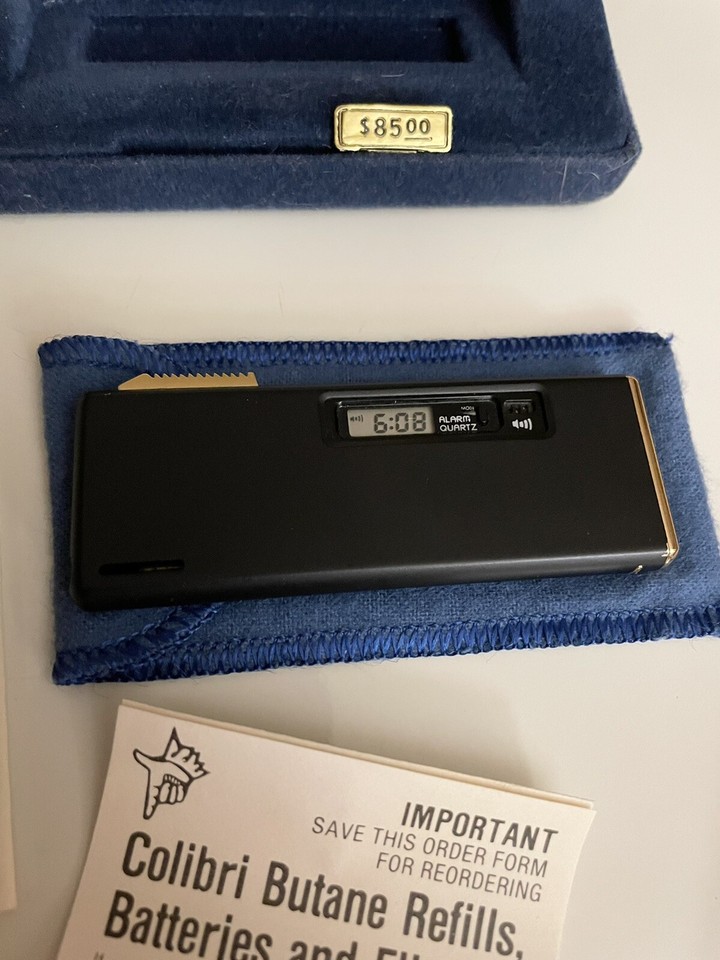 vintage Colibri Travel Alarm Clock lighter Working New Old Stock NOS | eBay