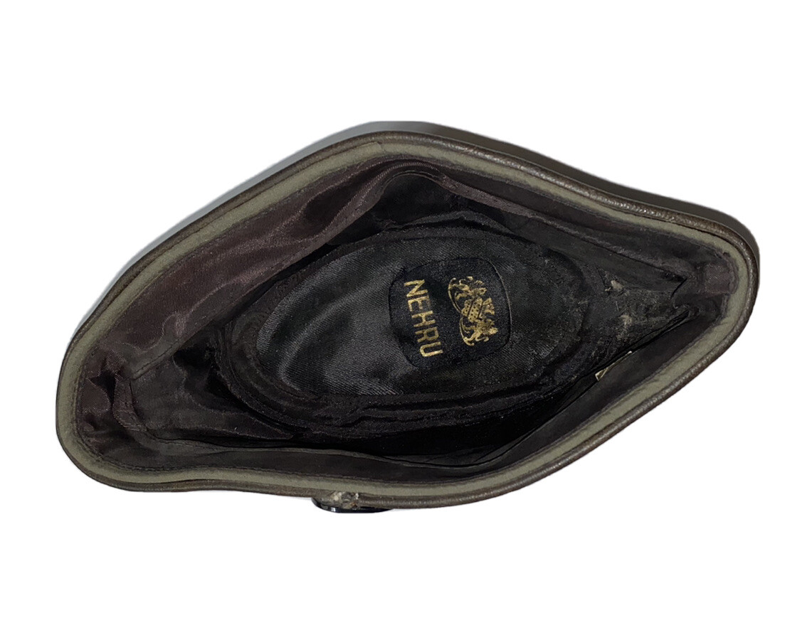 NEHRU Vintage Brown CAP Original Cap 4 Gandhi's Cap | eBay