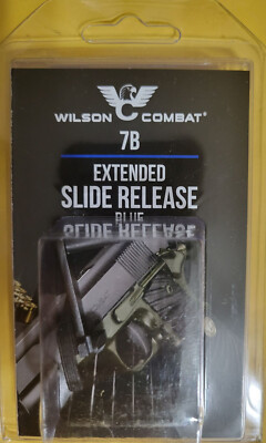 Wilson Combat 1911 Extended Slide Stop Release Lever Blued #7B ...