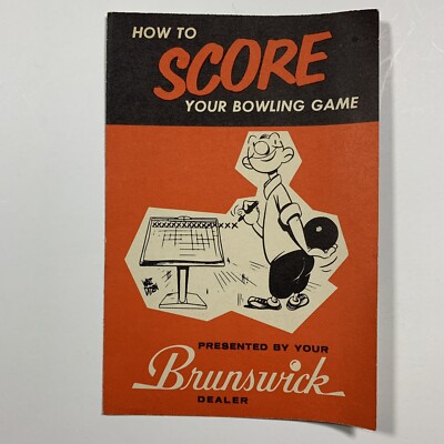 HOW TO SCORE YOUR BOWLING GAME - BRUNSWICK 1958 Vintage | eBay
