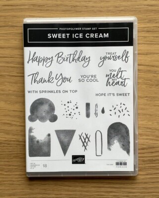 Stampin' Up! Sweet Ice-Cream Stamp Set | eBay