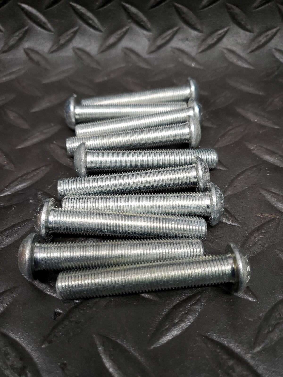 3/8"-24 x 2-1/4" ASTM F835 Button Hex Drive Bolt Cap Screw Zinc Alloy ...