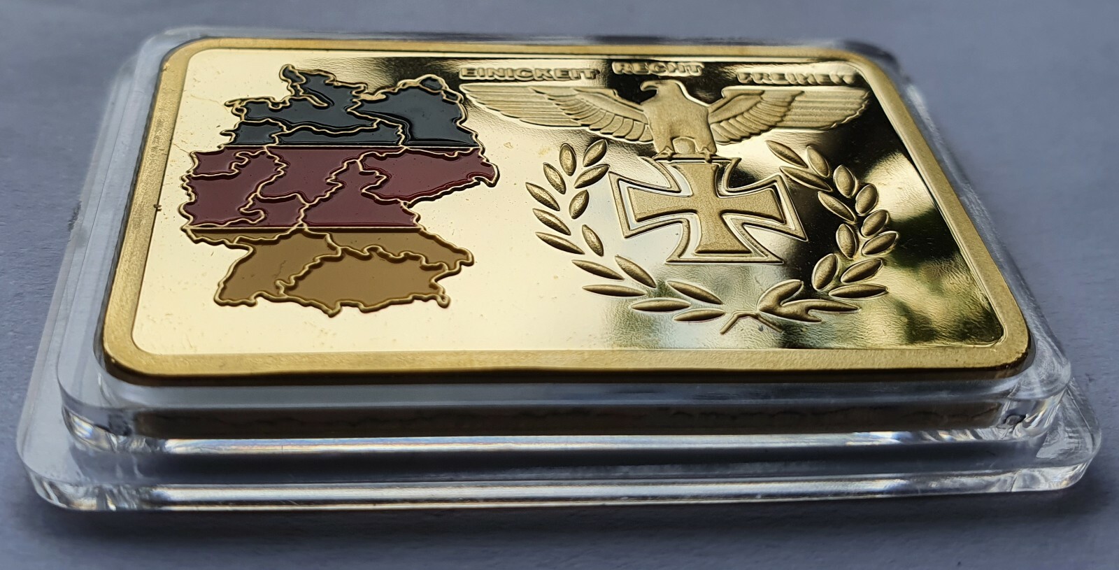 DEUTSCHLAND / KARTE / ADLER / EISERNES KREUZ - BARREN - GOLD / VERGOLDET - RAR | eBay.de